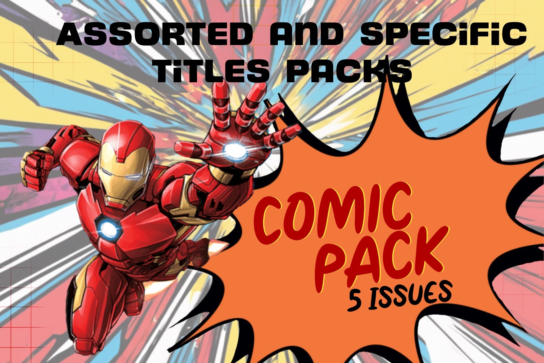 Comic Book Packs – HolyGrail Comix